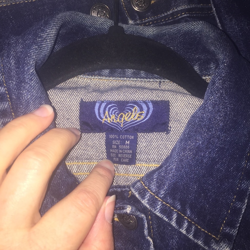 Angels | Jackets & Coats | Angels Vintage Jeans Jacket | Poshmark